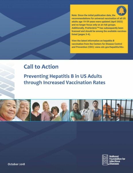 Call to Action: Preventing Hepatitis B in US Adults – NFID