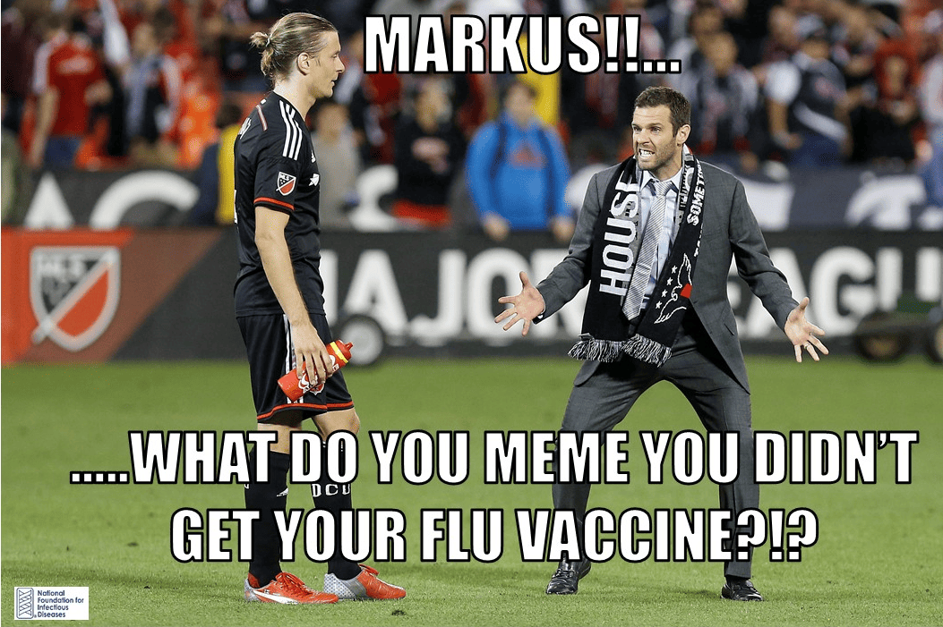 Flu Bugs Take on Major League Soccer - NFID